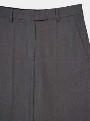 Valentino Garavani High-waist Straight Leg Wool Trousers