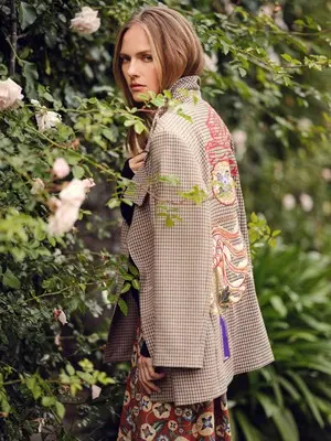 PAULA Hazel Check Overcoat - Multicolour