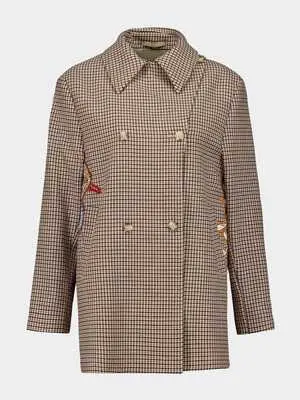 PAULA Hazel Check Overcoat - Multicolour