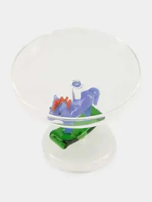 ICHENDORF MILANO Footed Plate With Rocking Horse