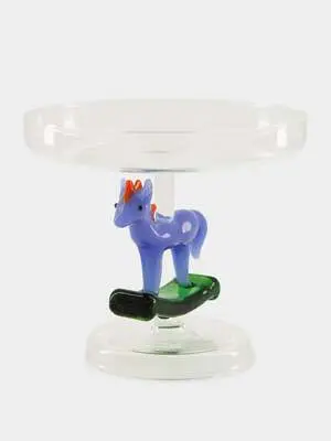 ICHENDORF MILANO Footed Plate With Rocking Horse