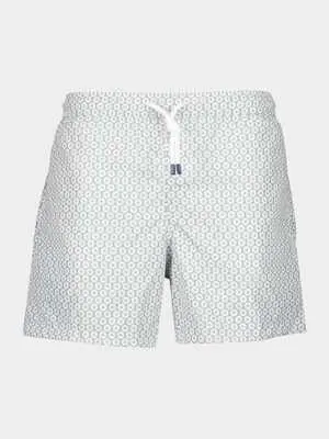 Fedeli Printed Swim Shorts Multicolour