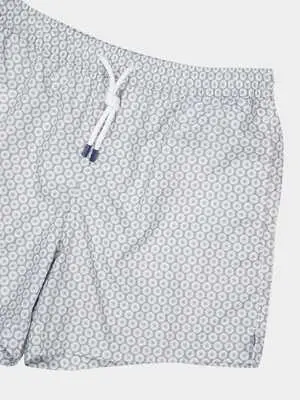 Fedeli Printed Swim Shorts - Multicolour