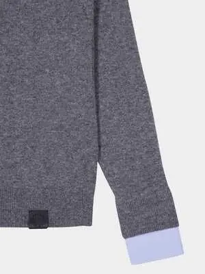 Stella McCartney Mélange Wool-cotton Polo