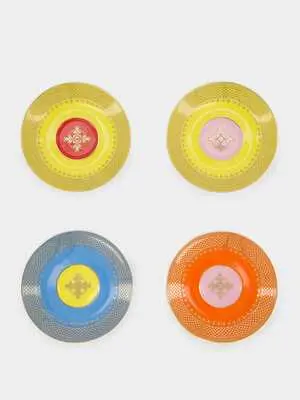 POLSPOTTEN Grandma Coffee Cup Set Of 4 - Multicolour