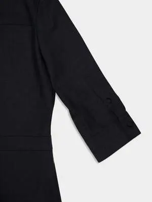 Gucci Wool Mini Dress With Horsebit Detail