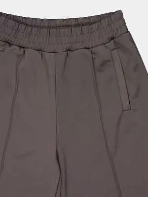 Palm Angels Track Shorts With Back Logo - Grey