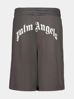 Palm Angels Track Shorts With Back Logo