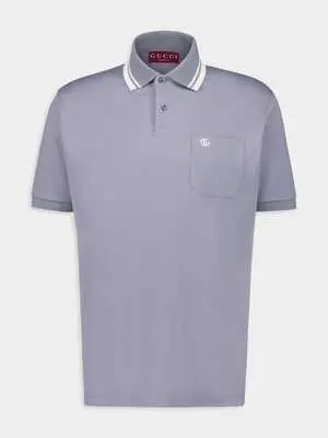 Gucci Light Cotton Polo Shirt With Web