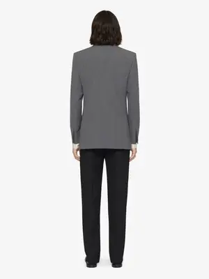 Givenchy Slim-fit Wool Jacket With 2g Clip
