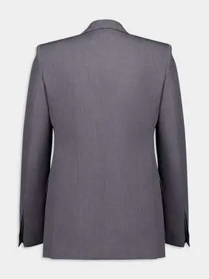 Givenchy Slim-fit Wool Jacket With 2g Clip