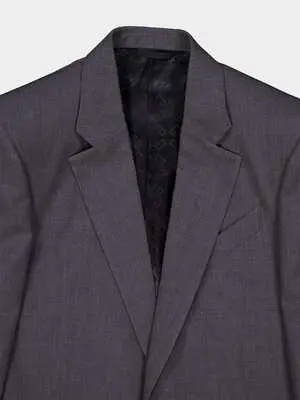 Givenchy Slim-fit Wool Jacket With 2g Clip