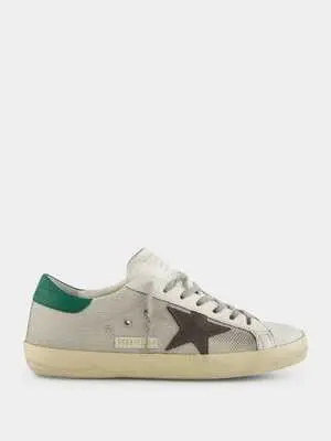 GOLDEN GOOSE Super-star Net Sneakers - Grey