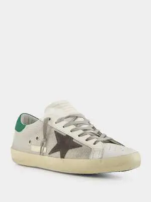 GOLDEN GOOSE Super-star Net Sneakers - Grey
