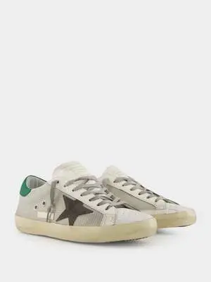 GOLDEN GOOSE Super-star Net Sneakers - Grey