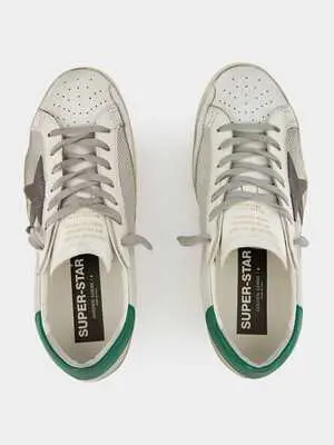 GOLDEN GOOSE Super-star Net Sneakers - Grey
