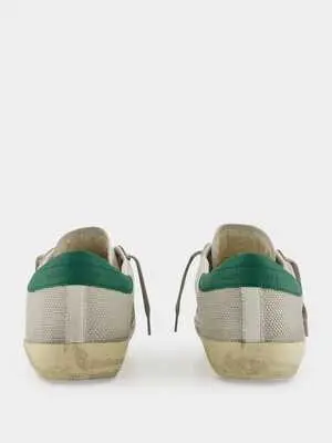 GOLDEN GOOSE Super-star Net Sneakers - Grey