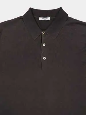 Boglioli Dark Regular Fit Cotton Polo - Grey