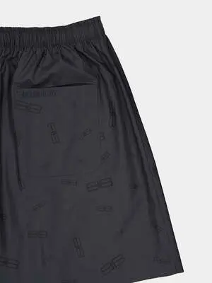Balenciaga Cotton Pyjama Shorts - Grey