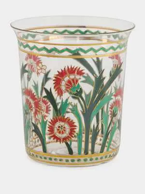 LOBMEYR Tumbler Persian Floral No.2 Crystal - Multicolour