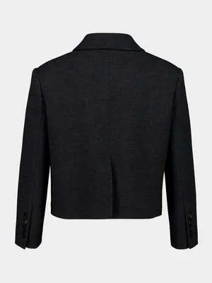 Gucci Heavy Wool Flannel Jacket - Grey