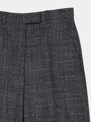 Valentino Garavani Wool Mouliné Palazzo Trousers