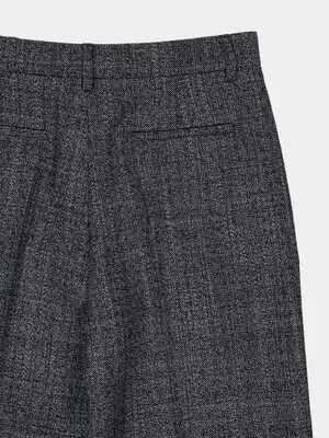 Valentino Garavani Wool Mouliné Palazzo Trousers