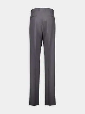 Givenchy Medium Slim-fit Wool Tailored Pants - Grey