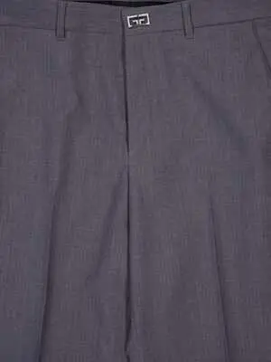 Givenchy Medium Slim-fit Wool Tailored Pants - Grey