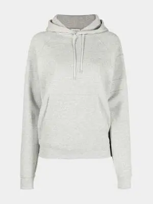 Saint Laurent Cotton Fleece Hoodie - Grey