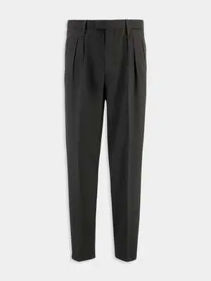 Boglioli Virgin Wool 2-pleat Trousers - Grey