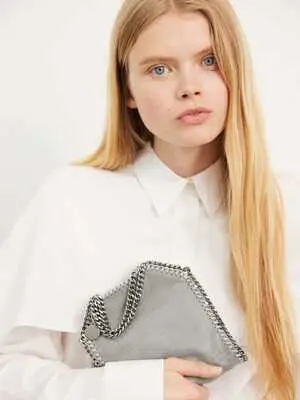 Stella McCartney Falabella Tiny Tote - Grey