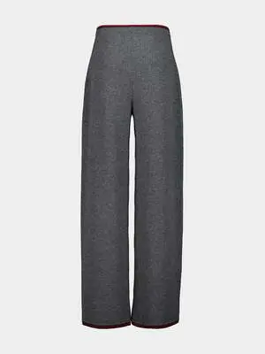 Gucci Wool Straight-leg Trousers
