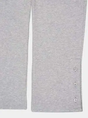 Gucci Cotton Jersey Trousers With Web - Grey