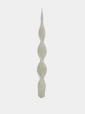 CERABELLA Misty Pearl Dinner Candle - Grey