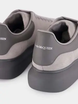 Alexander McQueen Oversized Suede Sneakers - Grey