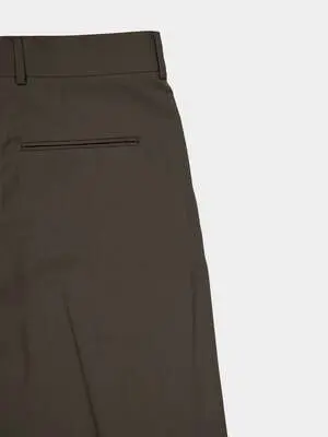 Fendi Cypress Wool Trousers - Green