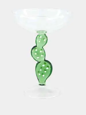ICHENDORF MILANO Cactus Champagne Glass - Green