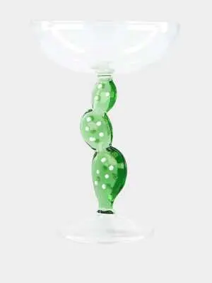 ICHENDORF MILANO Cactus Champagne Glass - Green