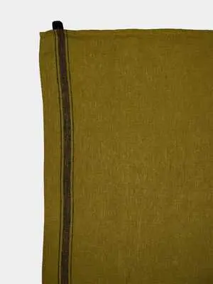 Haomy Olbia Linen Kitchen Towel - Green
