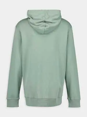 Balmain Logo-embossed Cotton Hoodie - Green