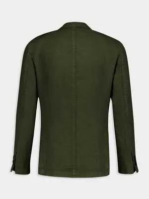 Boglioli Olive Linen Suit - Green