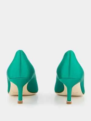Manolo Blahnik Hangisi 50mm Jewel Pumps
