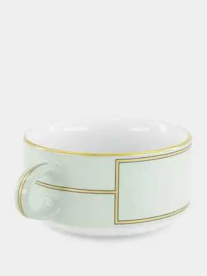 GINORI 1735 Porcelain Diva Tea Cup - Green