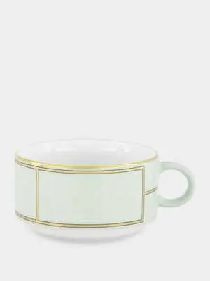 GINORI 1735 Porcelain Diva Tea Cup - Green