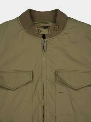 Givenchy Cotton Cropped Bomber Jacket - Green