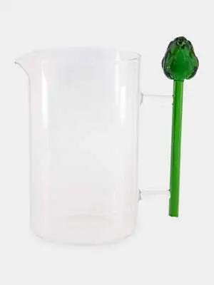 ICHENDORF MILANO Artichoke Glass Jug - Green