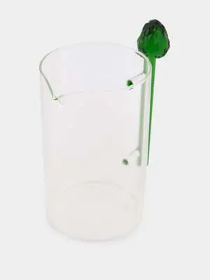 ICHENDORF MILANO Artichoke Glass Jug - Green