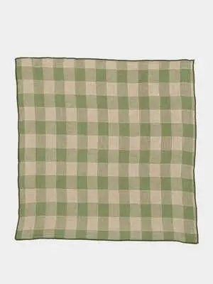 Maison De Vacances Bourdon Vintage Canvas Napkin - Green