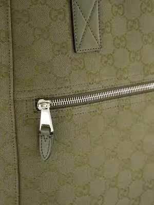Gucci Gg Canvas Tote Bag - Green